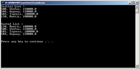 Java Sorting Using Comparable TheCoders Vn