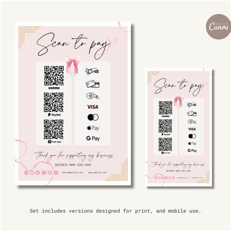 Cute Venmo Code Etsy