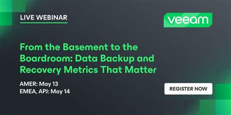 Its Time To Elevate Data Resilience To The Boardroom 📈 Dont Miss Our Veeam Software Its Time To Elevate Data Resilience To The Boardroom 📈 Dont Miss Our Veeam Software