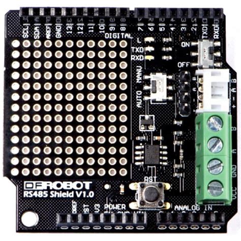 dfrobot rs485 shield for arduino robotshop
