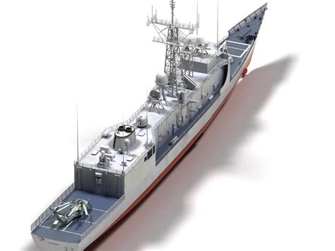 Uss Fahrion Ffg22 Ohp Class Frigate 3d Model By Mermodels