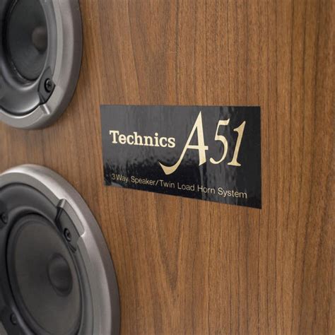 Large Wood Technics A51 Speakers Set Of 2 Gil And Roy Props