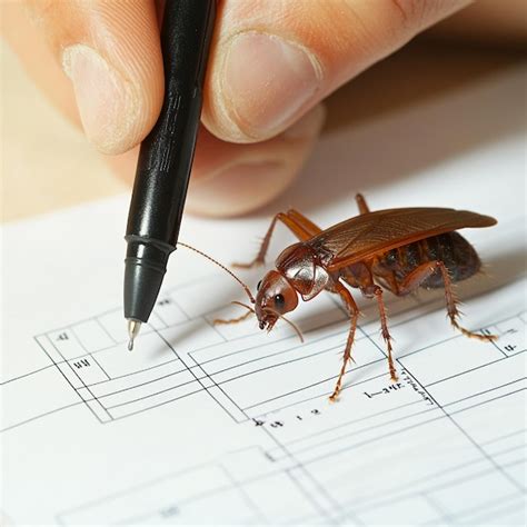 A Detailed Image Of A Pest Control Action Plan With Inspection And