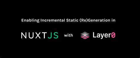 GitHub Rishi Raj Jain Static Medium Isr In Nuxtjs With Layer Demo Showing Off ISR In Nuxt Js