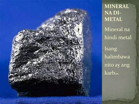 Yamang Mineral Na Di Metal