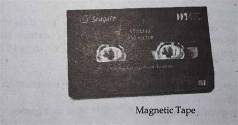 Magnetic Tape And Optical Disk Information Technology
