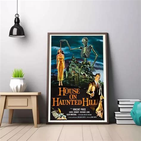 House On Haunted Hill 1959 Movie Poster House On Haunted Hill
