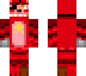 Rockstar Foxy V3 Minecraft Skin