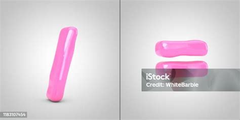 풍선 껌 알파벳 기호 슬래시와 흰색 배경에 격리 동일 3차원 형태에 대한 스톡 사진 및 기타 이미지 3차원 형태 귀여운