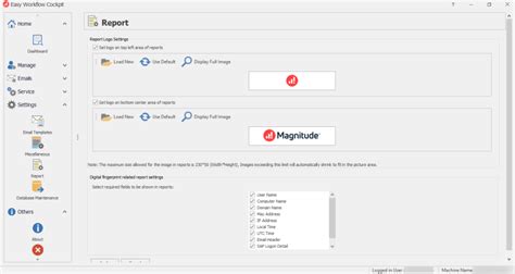 Report Easy Workflow