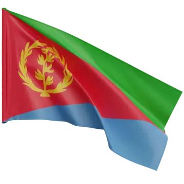 Eritrea Flag Waving Eritrea Flag With Pole Eritrea Flag Waving Transparent Eritrea Flag PNG