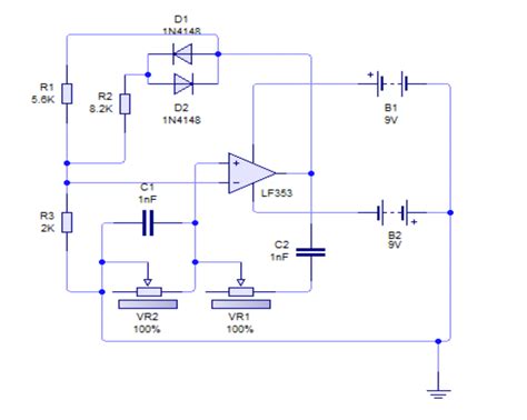 Sine Wave Generator Circuit Circuit Diagram