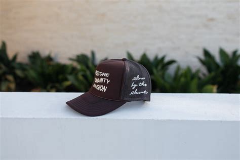 R H D Trucker Hat Brown Sins By The Saints