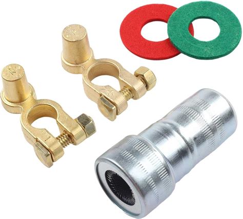 Sae To Jis Battery Terminal Adapter Brass Positive