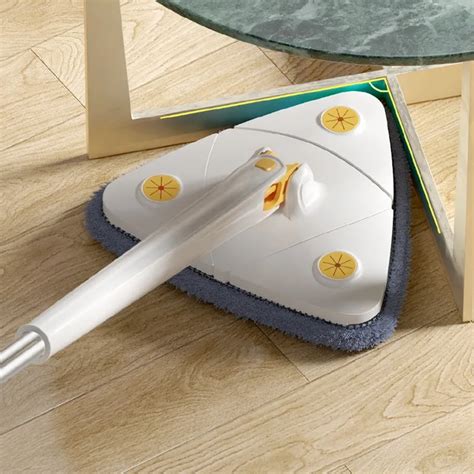 360° Rotatable Squeeze Mop Strong Water Absorption Extendable Triangle