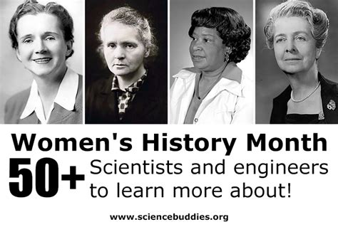 Womens History Month 50 Women In Science And Engineering To Learn