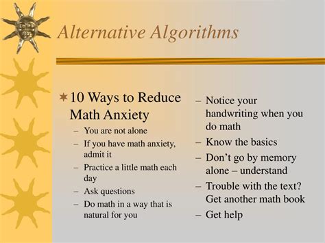 Ppt Alternative Algorithms Powerpoint Presentation Free Download