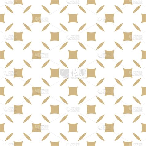 几何形状 四方连续纹样 黄金 叶子 矢量 抽象 装饰品 极简构图 华丽的 华贵素材 花瓣网