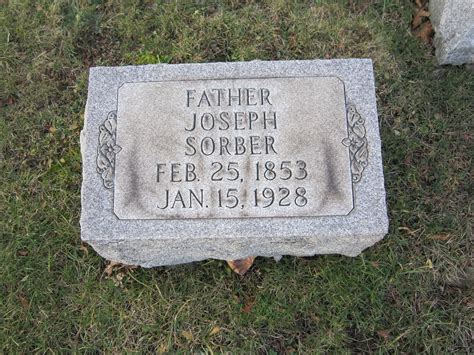 Joseph “john” Sorber 1853 1928 Find A Grave Memorial