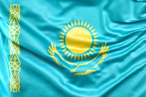 Flag of Kazakhstan | Flag photo, Kazakhstan flag, Flag