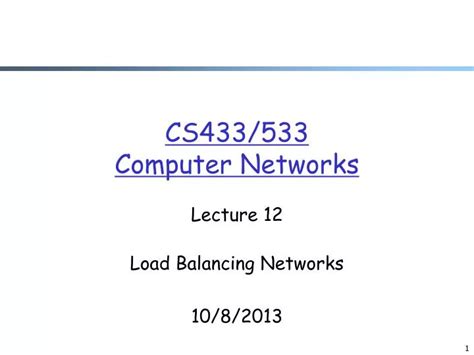 Ppt Cs433533 Computer Networks Powerpoint Presentation Free