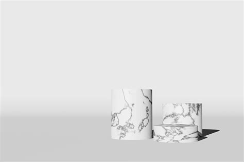 빈 대리석 돌 콘크리트 플랫폼 연단과 가혹한 그림자 3d 렌더링 프리미엄 럭셔리 화장품 프리젠 테이션 0명에 대한 스톡 사진 및
