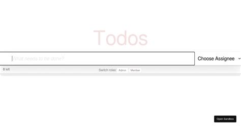 React Todo Codesandbox