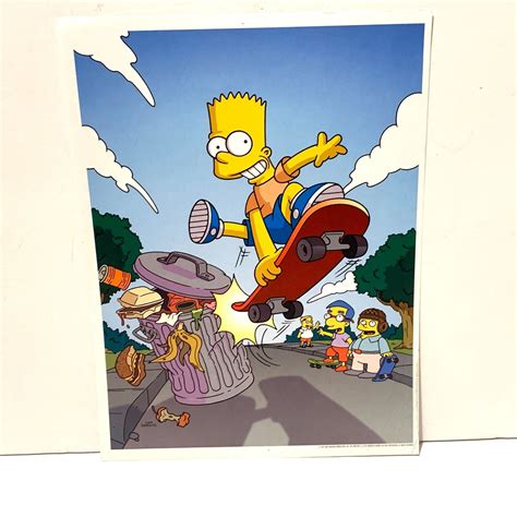 Bart Simpson Chalkboard Poster