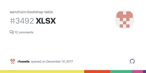 xlsx · issue 3492 · wenzhixin bootstrap table · github