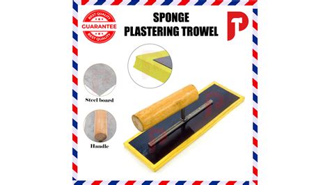 Sponge Plastering Trowel Wood Handle 🔥 Ready Stocks 🔥float Cement