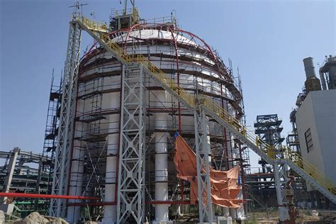 Ethylene And Vcm Spherical Storage Tanks Nevrsel