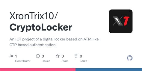 GitHub XronTrix CryptoLocker An IOT Project Of A Digital Locker Based On ATM Like OTP Based