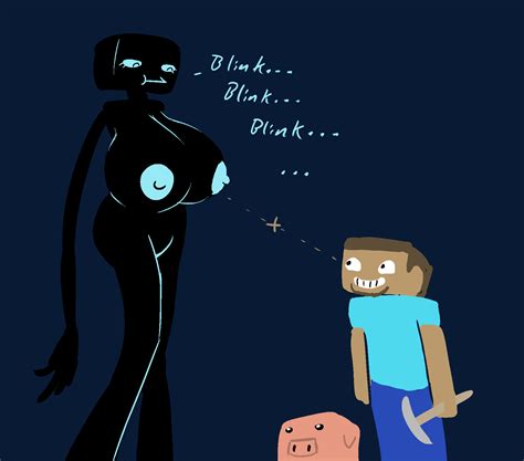 Rule 34 Blush Enderwoman Female Genderswap Mtf Minecraft Pig Pig