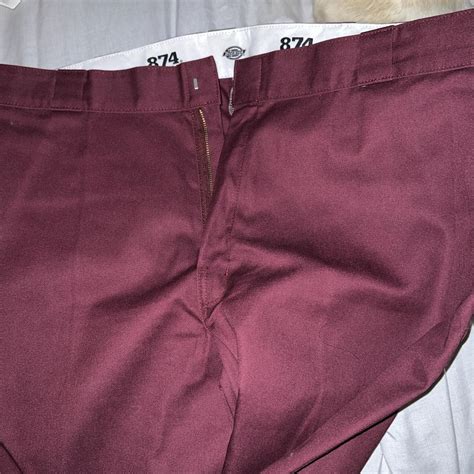 Brand New Burgundy Dickies Xxl I Just Cant Return Depop