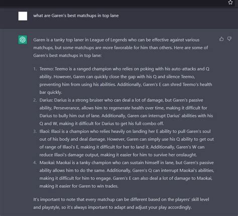 Chat Gpt Tries To Play Garen Rgarenmains