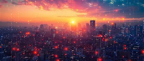 Premium Photo Wireless Network Technology Iot Internet Of Things Ict Information Communication