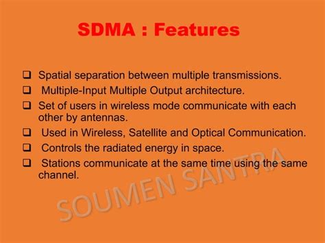 Space Division Multiple Access Sdma Satellite Communication Pptx