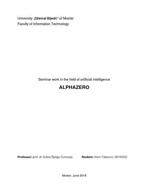 Alphazero Ai In Chess Pdf Artificial Neural Network Artificial Intelligence
