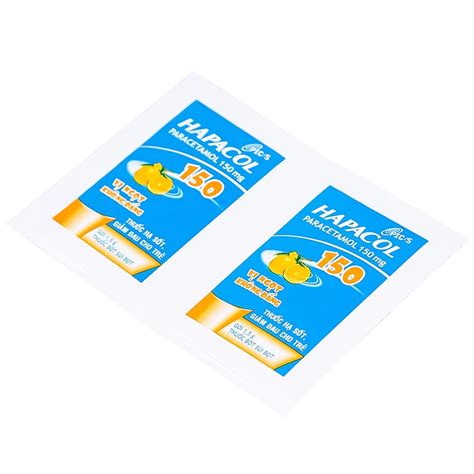 Bột Sủi Hapacol 150 Vị Cam Hạ Sốt Giảm đau Cho Trẻ 24 Gói