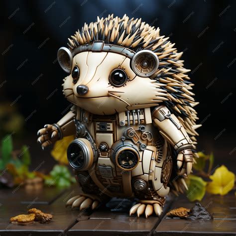 Premium Photo 3d Robot Hedgehog