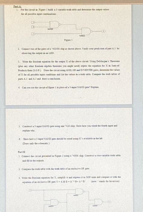 1 Design A 3 Input Or Gate Using The Ics Integrated