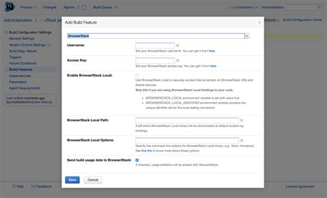 Integrate Appium Test Suite With Teamcity Browserstack Docs