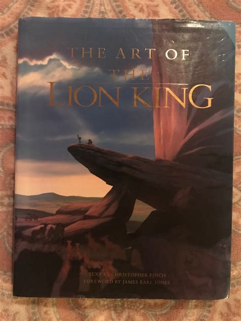 Vintage 1994 The Art Of The Lion King Book Lion King Coffee Table Book