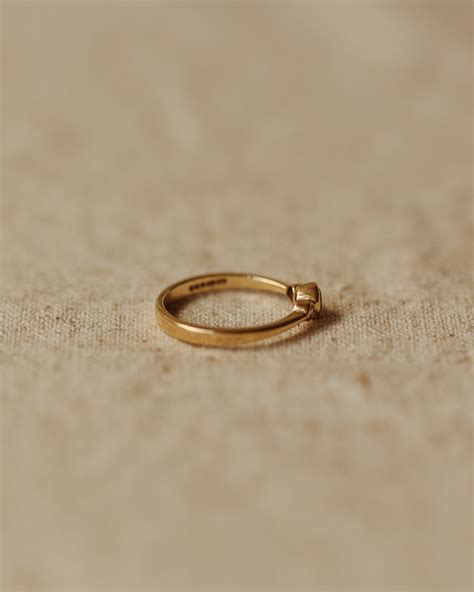 Eliza 9ct Gold Vintage Ruby And Diamond Ring Rock N Rose