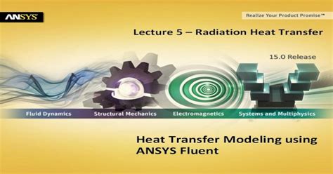 Heat Transfer Modeling Using Ansys Radiation Modelling Theory • Radiation Models In Fluent