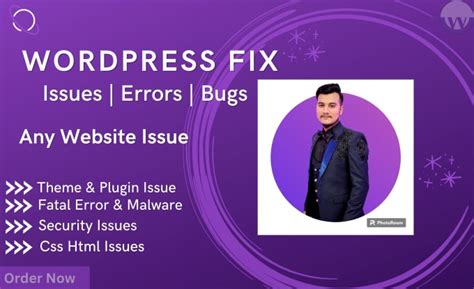 fix wordpress issues wordpress website or errors by innovative zee