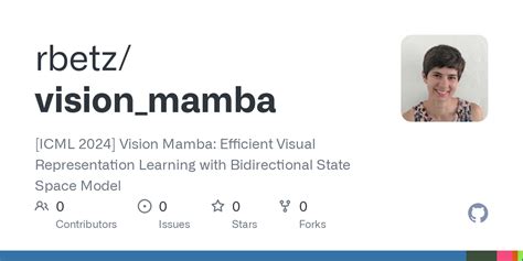 Github Rbetzvisionmamba Icml 2024 Vision Mamba Efficient Visual