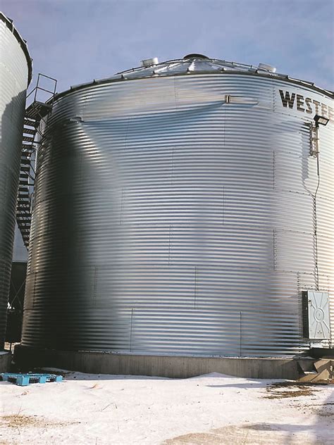 A Wind Proof Grain Bin The Western Producer