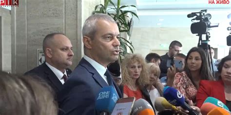 ПЪРВО В ПИК Tv Костадин Костадинов внася закон за гражданската защита Информационна агенция ПИК