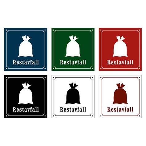 Restavfall Gammaldagsstil